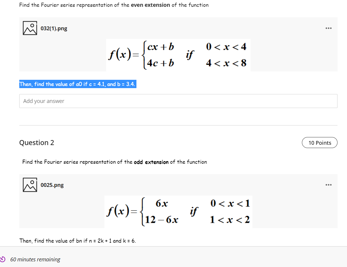 Solved Find the Fourier series representation of the even | Chegg.com