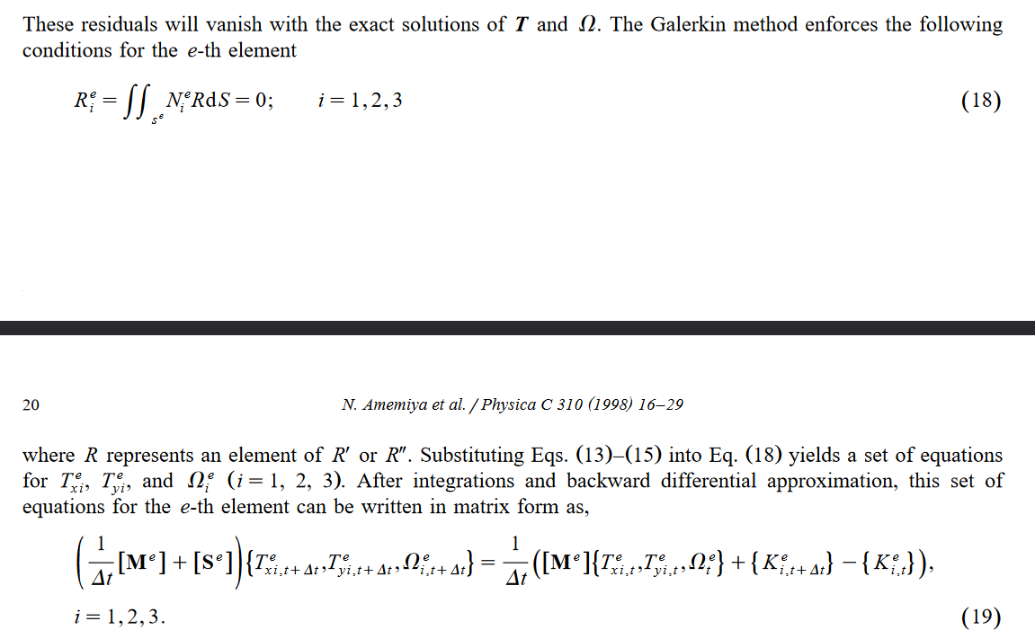 Solved With these interpolation functions, potentials in the | Chegg.com