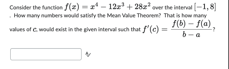 Solved Consider the function f(x)=x4−12x3+28x2 over the | Chegg.com