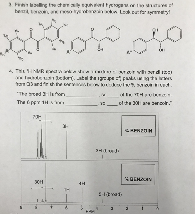 Solved 3. Finish labelling the chemically equivalent | Chegg.com