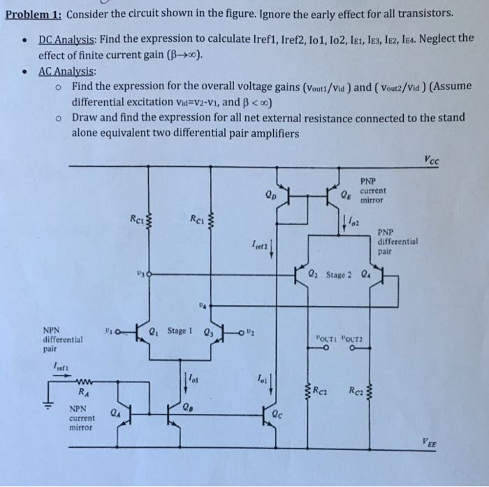Solved Problem 1 Consider The Circuit Shown In The Figure