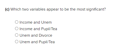 Solved A researcher used stepwise regression to create | Chegg.com