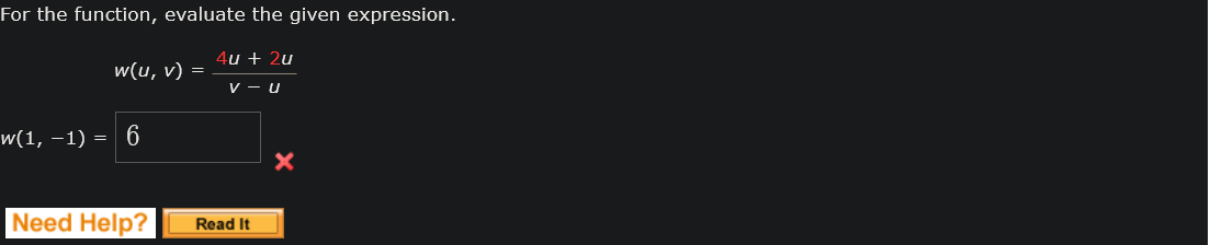 Solved For the function, evaluate the given expression. 4u + | Chegg.com