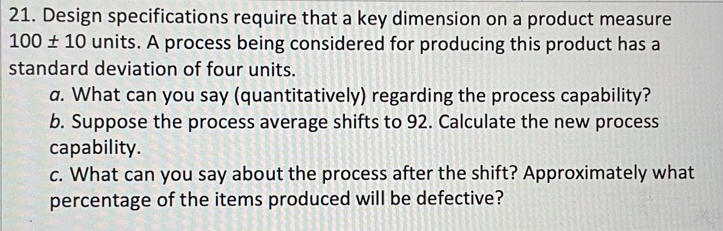 Solved 21. Design specifications require that a key | Chegg.com