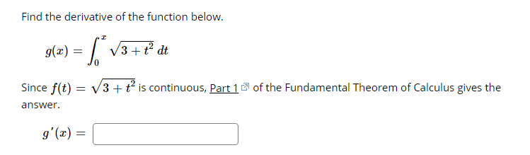 Solved If f(5) = 11, f' is continuous, and of f'(x) dx = 19, | Chegg.com