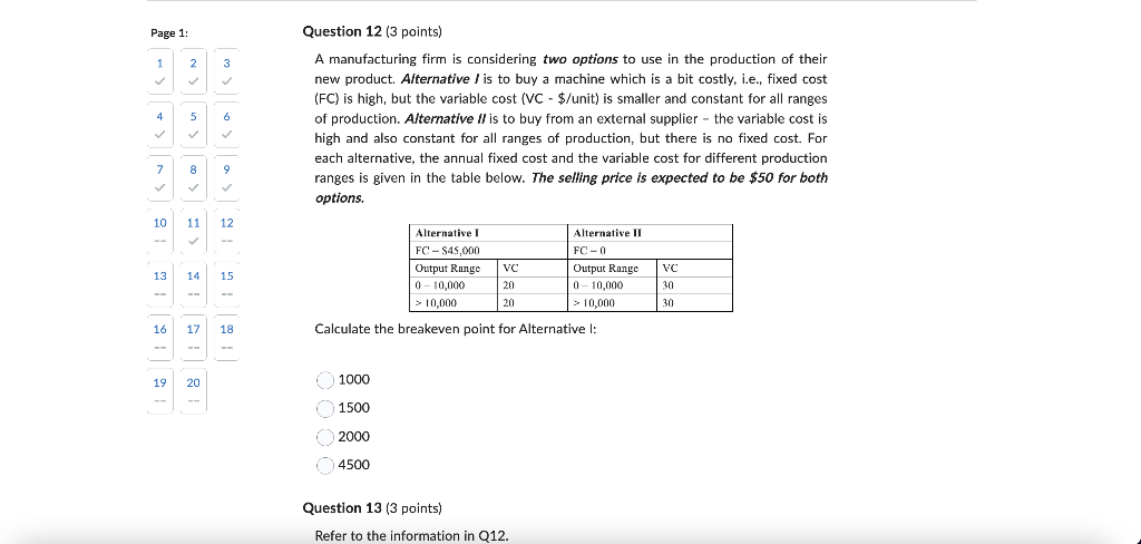 Solved A manufacturing firm is considering two options to | Chegg.com