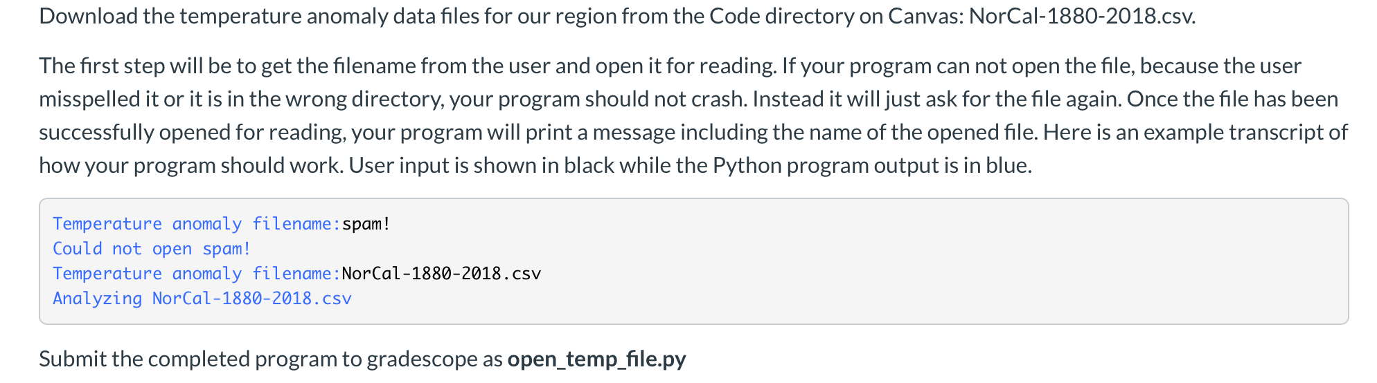 Solved Download the temperature anomaly data files for our | Chegg.com