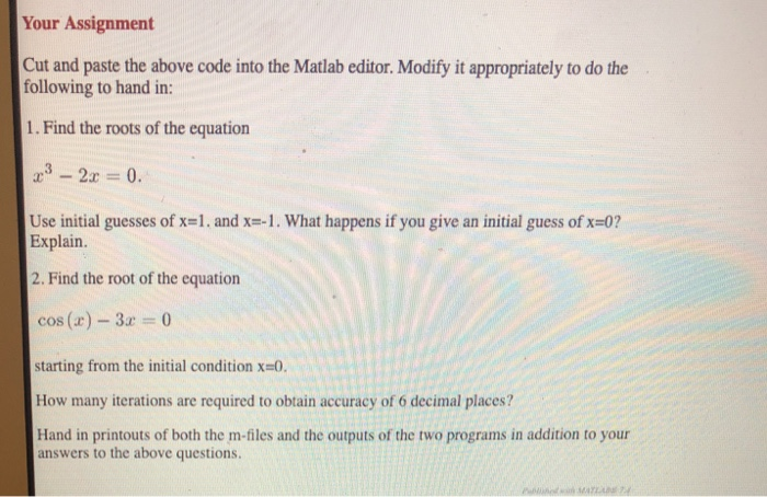 Solved Your Assignment Cut and paste the above code into the | Chegg.com