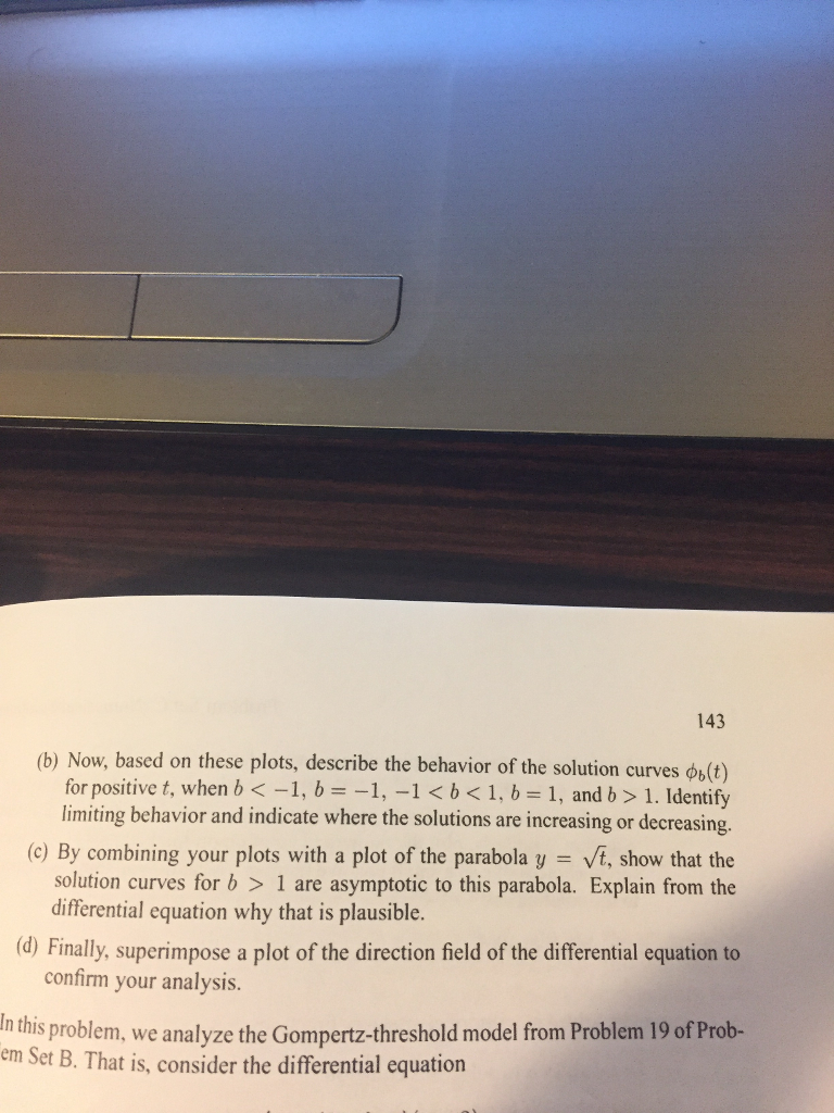 Solved Problem 4 "Differential Equations with Matlab" Second | Chegg.com