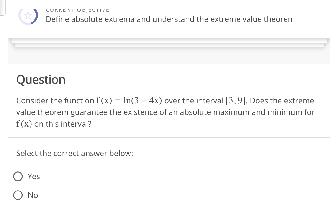 Solved Consider the function f(x)=ln(3−4x) over the interval | Chegg.com