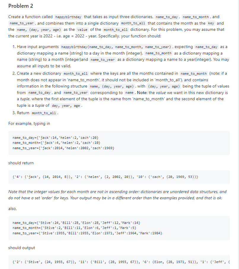 Solved Problem 1 Create a function called histogram that | Chegg.com