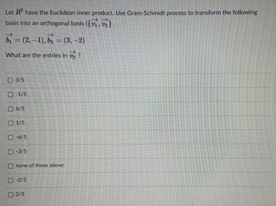 Solved Let R2 have the Euclidean inner product. Use | Chegg.com