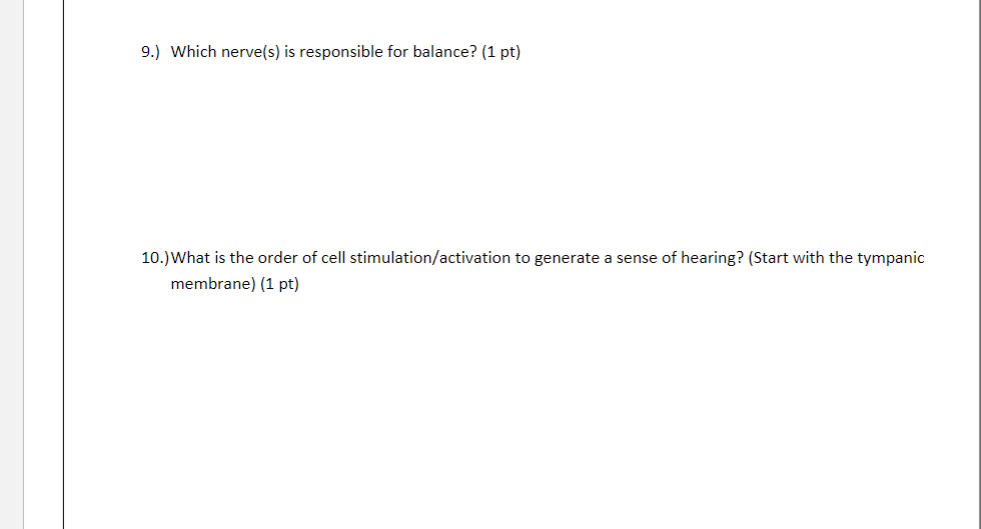 Solved \r\n\r\n\r\n5.) Which cranial nerve(s) are | Chegg.com