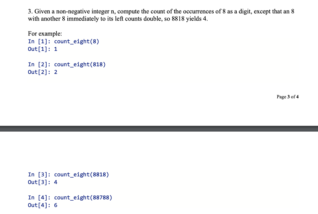 Solved Part Two: More functions and test file (15 points * 5 | Chegg.com