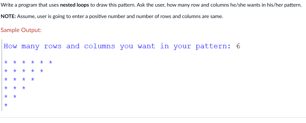 Solved (Python) ﻿Write a program that uses nested loops to | Chegg.com