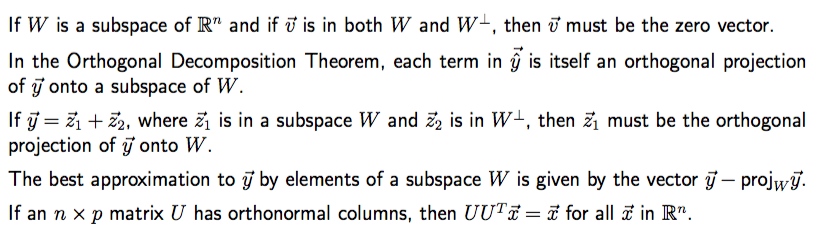 Solved All vectors and subspaces are in Rn. Mark each | Chegg.com