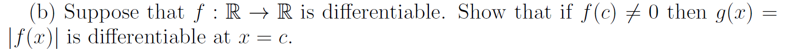 Solved Supposed that f: R→R is differentiable. Show that | Chegg.com