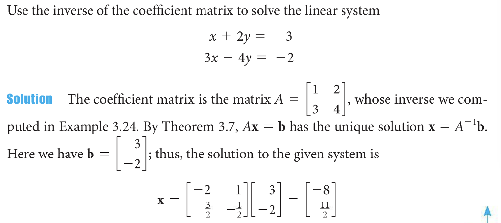 Solved Solve the given system using the method of Example | Chegg.com