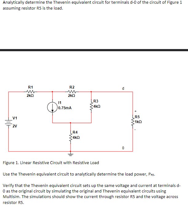 Solved Analytically determine the Thevenin equivalent | Chegg.com