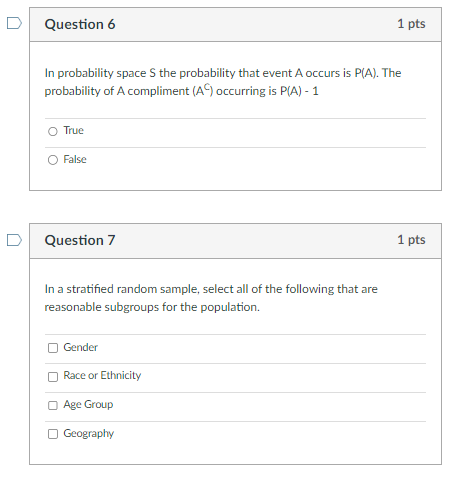 Solved In probability space S the probability that event A | Chegg.com