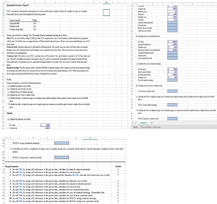 Complete this in an excel format please, thank you… | Chegg.com