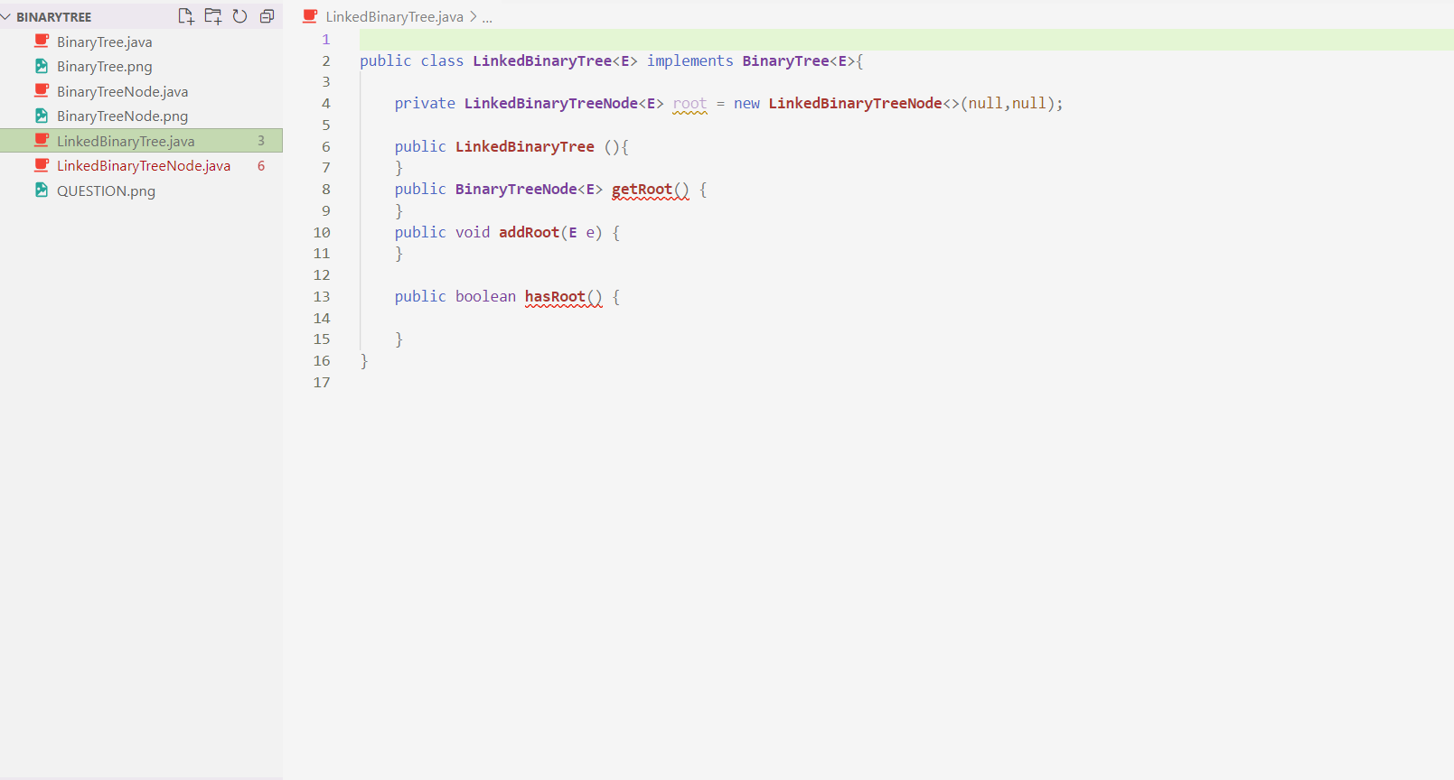 JAVA Tree Traversal (especially the brackets, I | Chegg.com