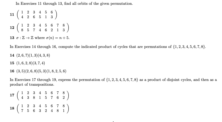 Solved 11 12 17 In Exercises 11 through 13, find all orbits | Chegg.com