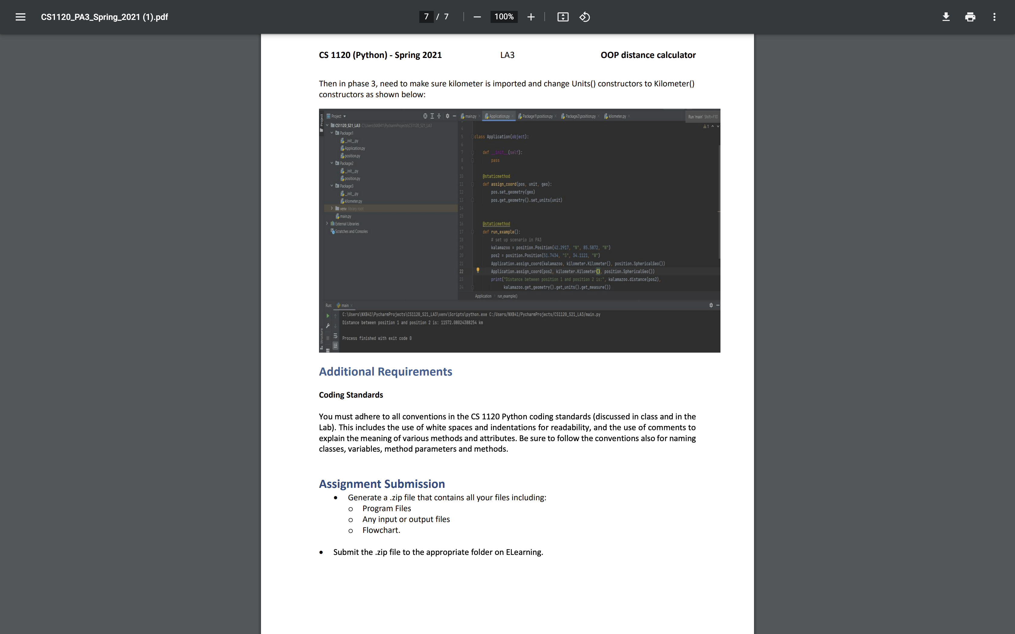 CS1120_PA3_Spring_2021 (1).pdf 1 17 100% + LA OG Lab | Chegg.com
