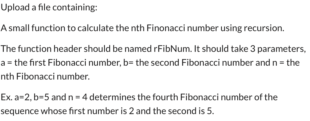 Solved Upload a file containing: A small function to | Chegg.com