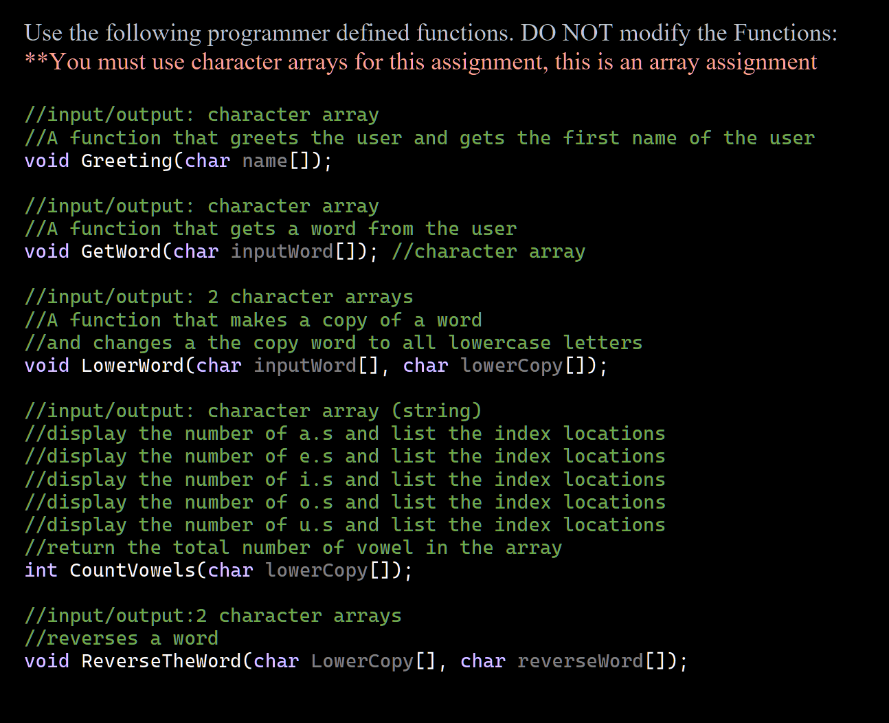 Solved Instructions: The program will interact with the user | Chegg.com