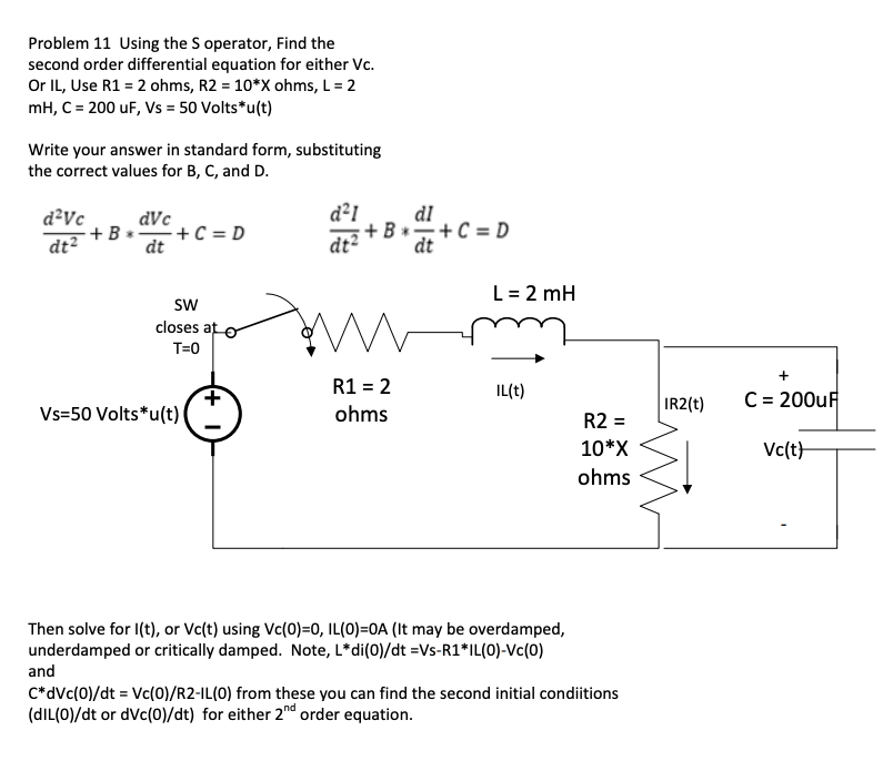 Solved Problem 11 Using the S operator, Find the second | Chegg.com