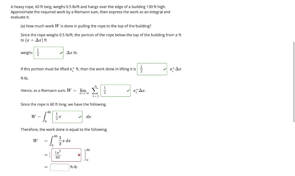 Solved The table shows values of a force function f(x), | Chegg.com