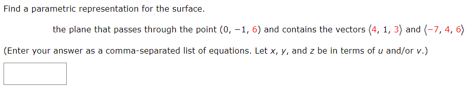 Solved Find a parametric representation for the surface. the | Chegg.com