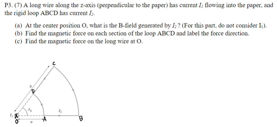 Solved A long wire along the z-axis (perpendicular to the | Chegg.com