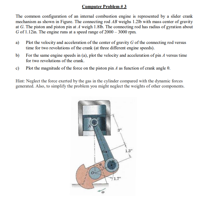 Solved ENGINEERING DYNAMICS Problem is to be done in MATLAB | Chegg.com