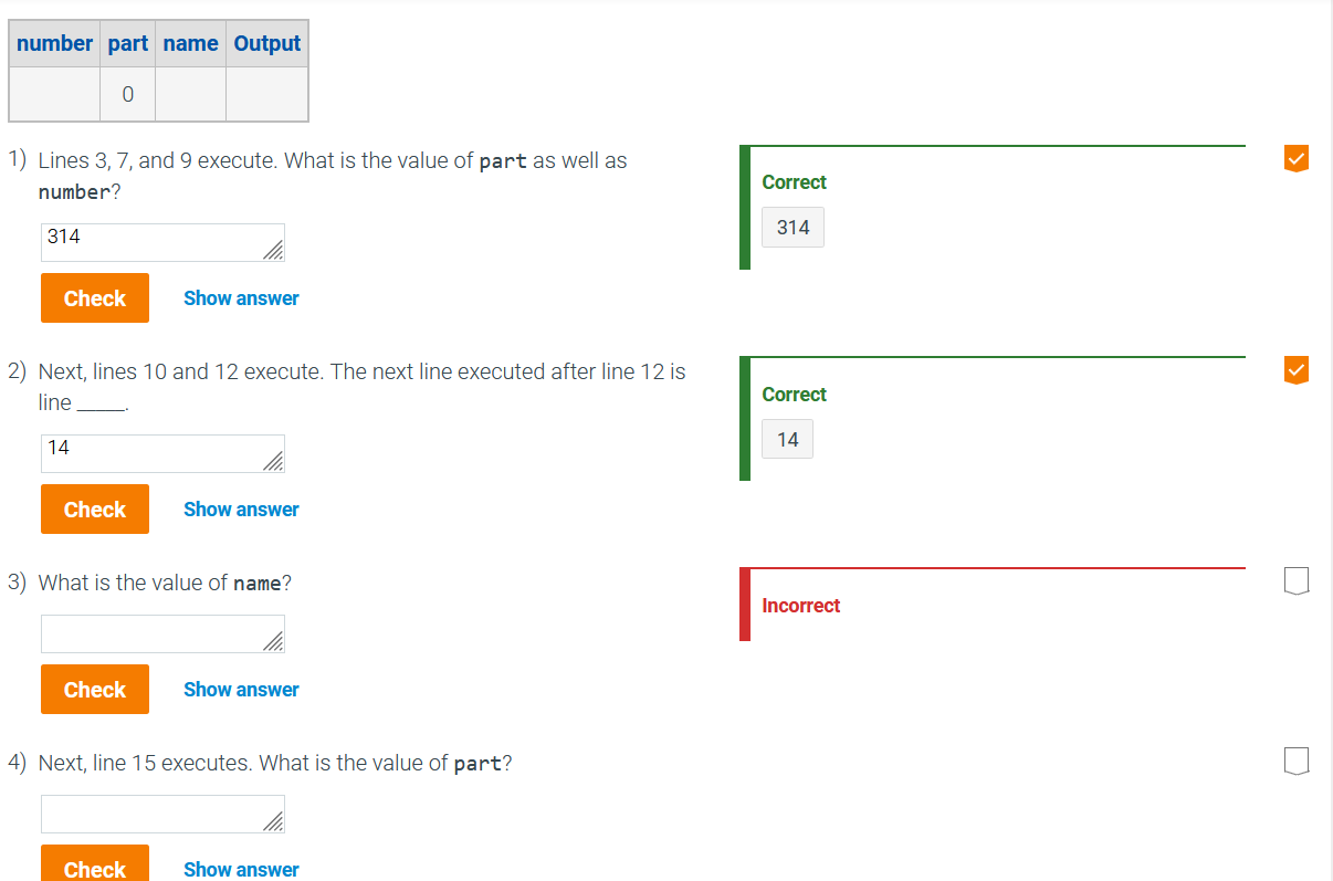 Solved Trace through the following walkthrough of the | Chegg.com