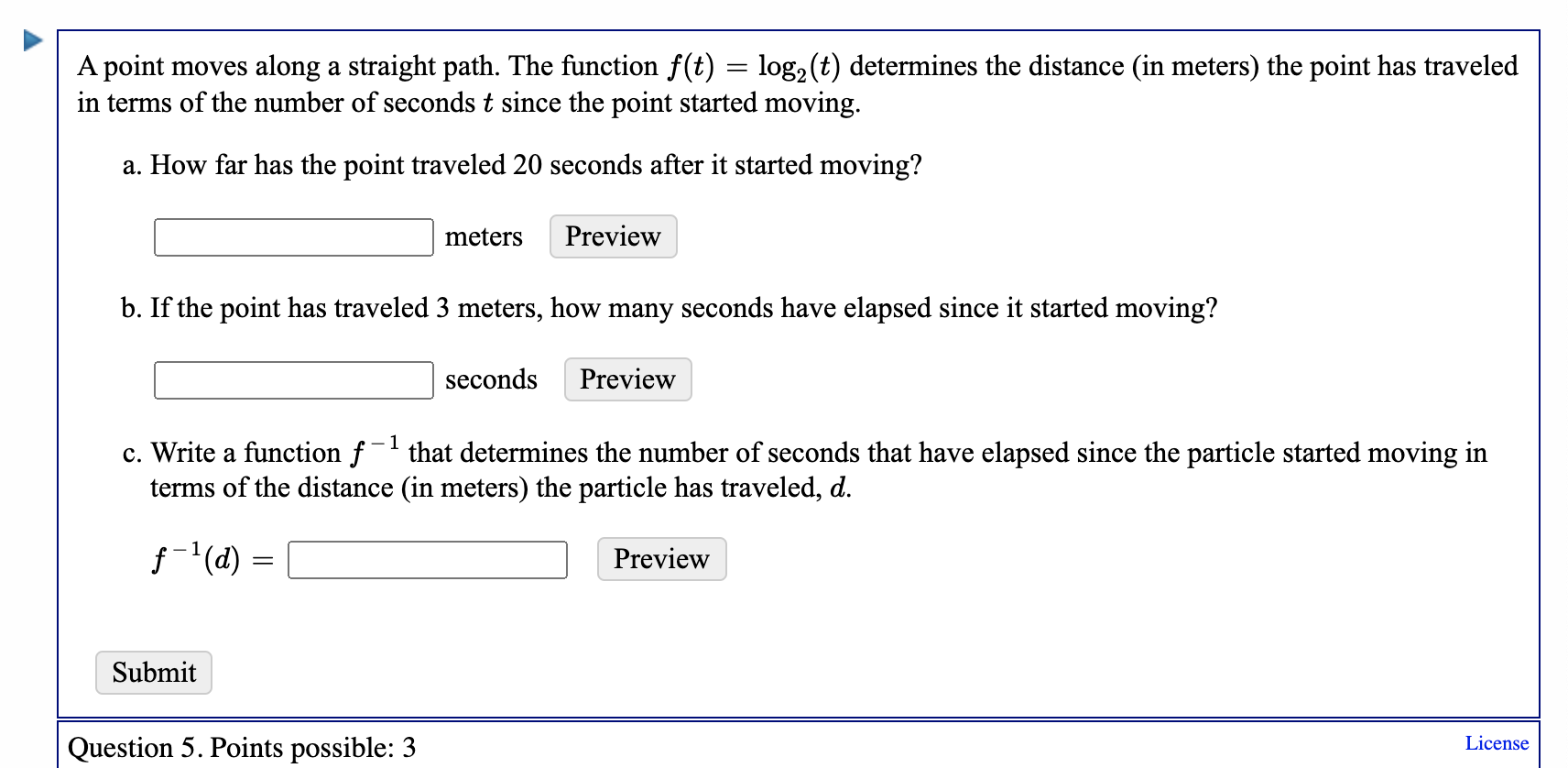 Solved A point moves along a straight path. The function | Chegg.com