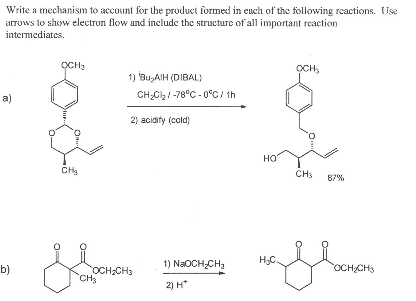 Solved Write a mechanism to account for the product formed | Chegg.com