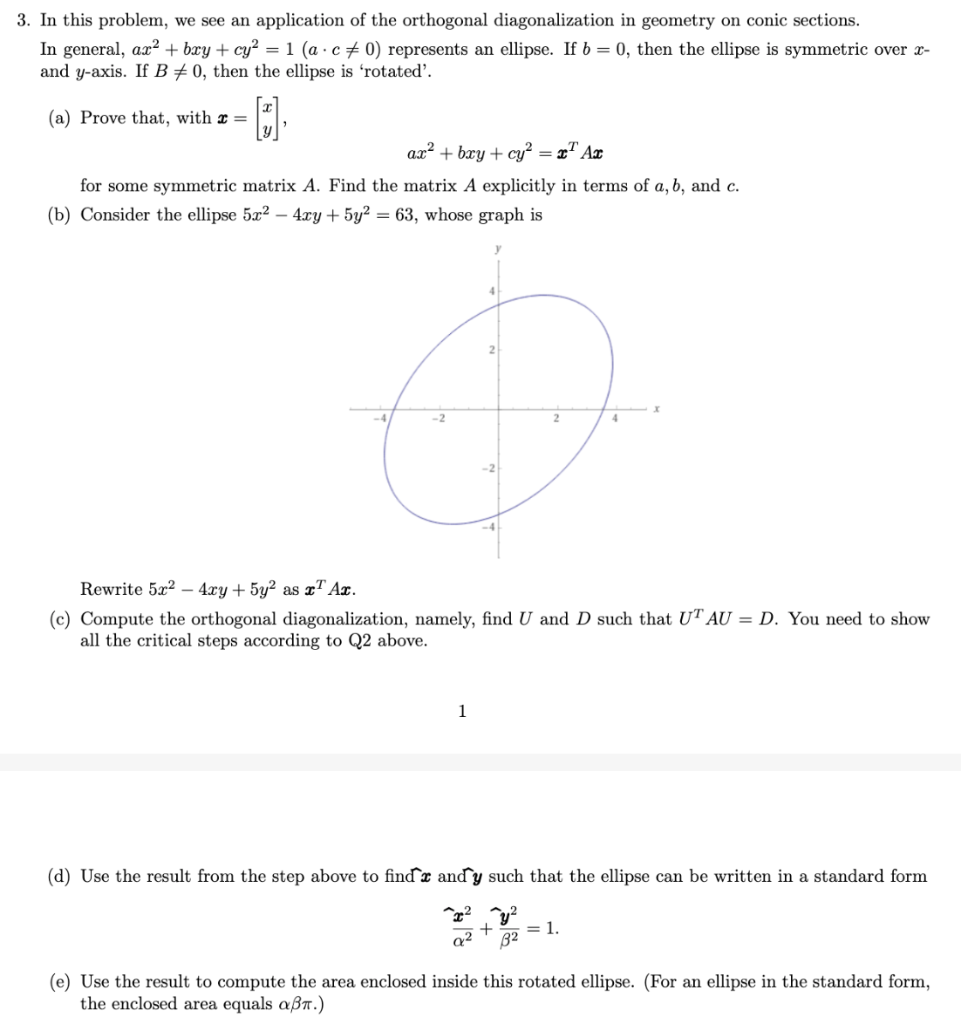 Solved 3. In this problem, we see an application of the | Chegg.com