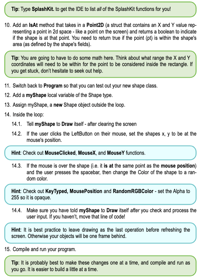 Solved Over the next few weeks you will develop a simple | Chegg.com