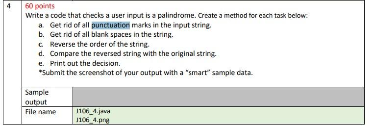 Solved Write a code that checks a user input is a | Chegg.com