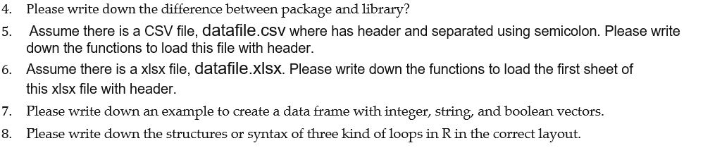 Solved 4. Please write down the difference between package | Chegg.com