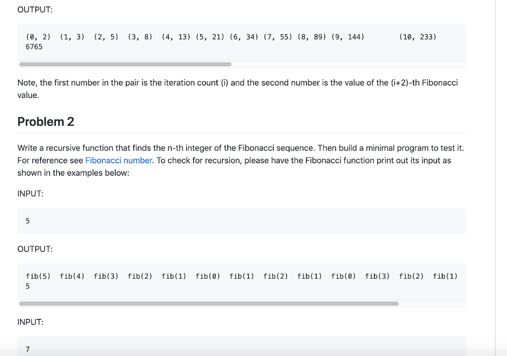 Solved Problem 1 Write A Iterative Function That Finds Th