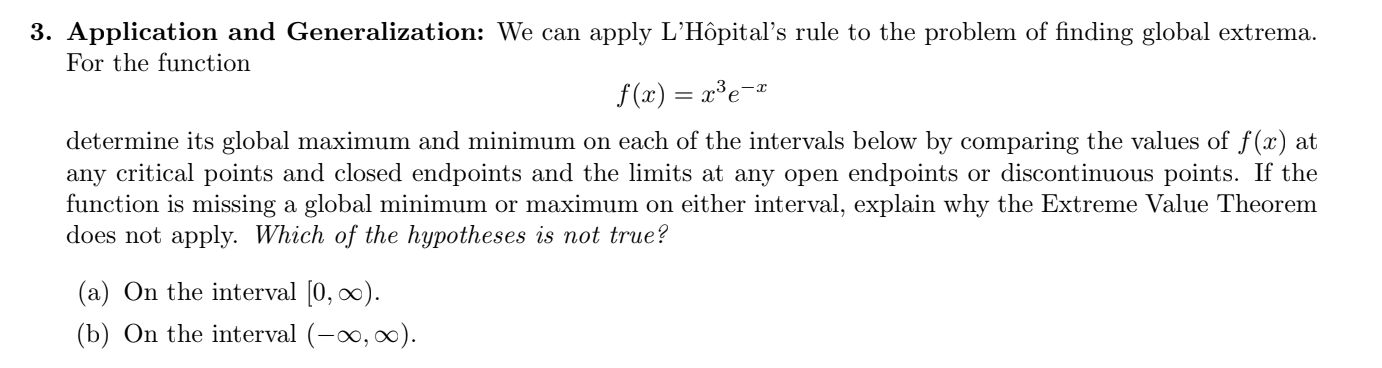 Solved Application and Generalization: We can apply | Chegg.com