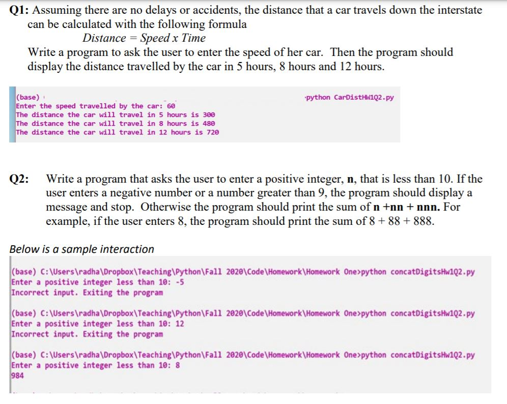 Solved Q1: Assuming there are no delays or accidents, the | Chegg.com