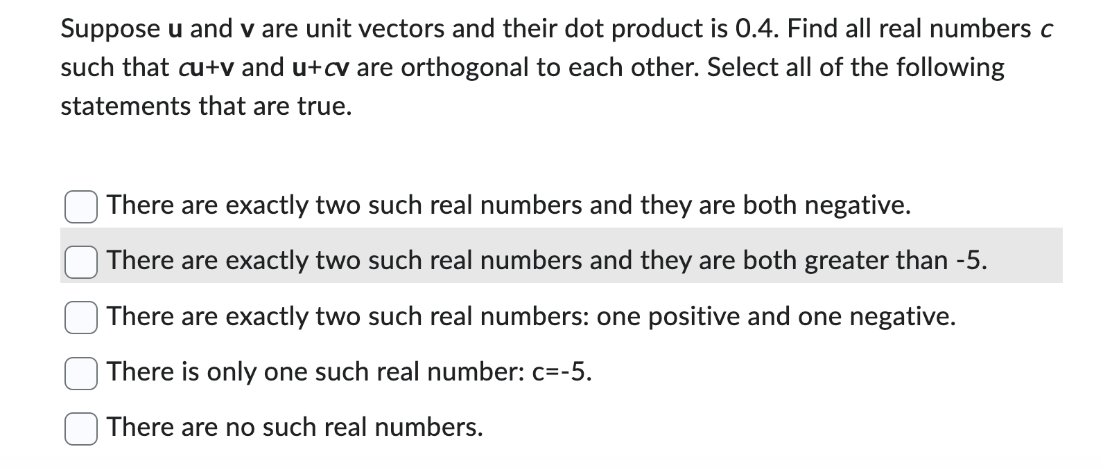 Solved Suppose u and v are unit vectors and their dot | Chegg.com