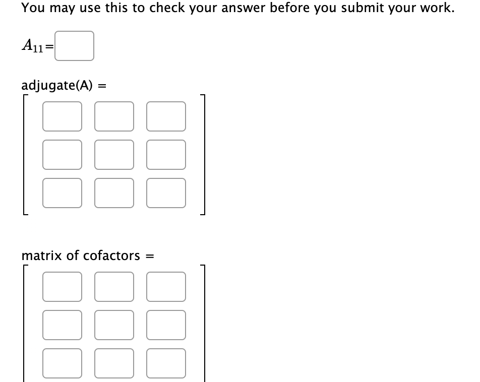 Solved GIVEN: The following matrix A is invertable | Chegg.com