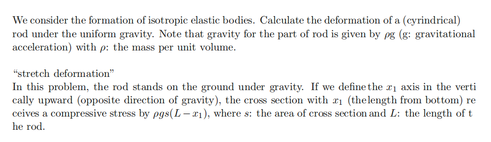 Solved We consider the formation of isotropic elastic | Chegg.com