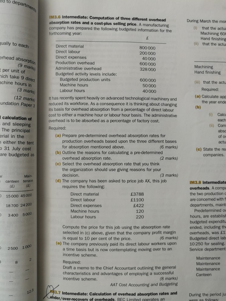 Solved IM3.6 Intermediate: Computation of three different | Chegg.com