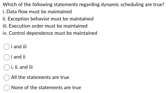 Solved Which of the following statements regarding dynamic | Chegg.com
